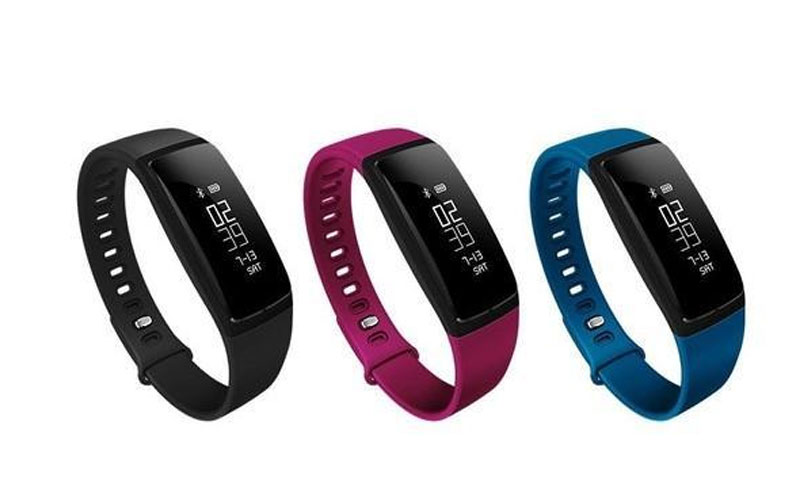 Fitness Tracker Watch With Blood Pressure And Heart Rate Monitor Black 